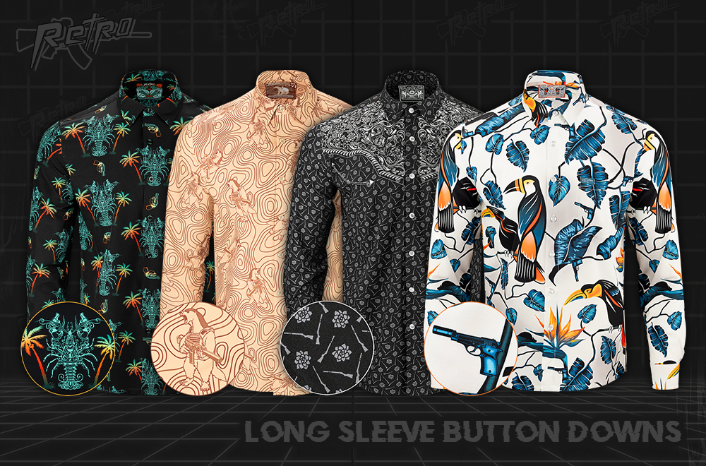 Long-Sleeve Shirts and Tops – Retro Rifle