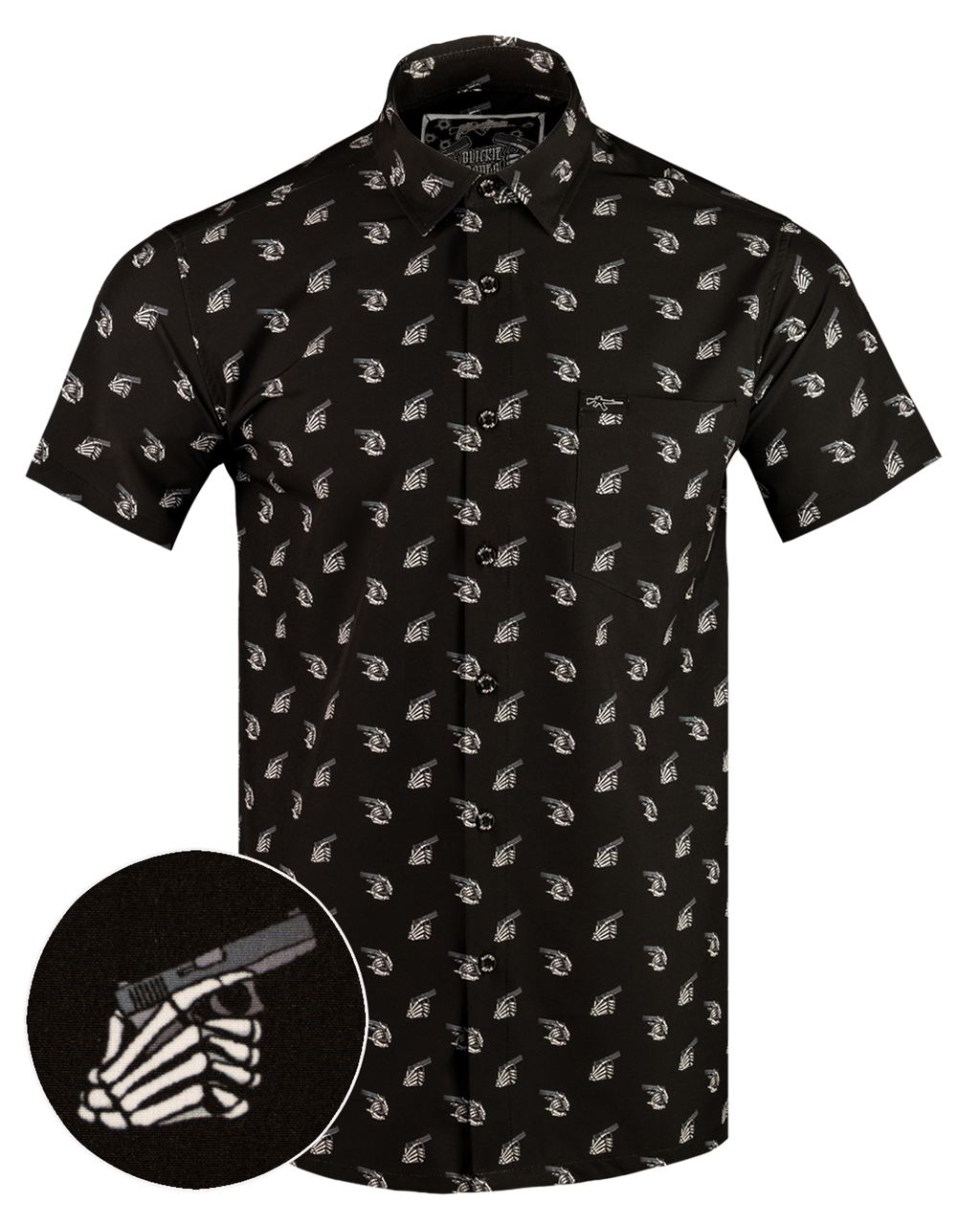 Retro - Men's Button Down - Blickie Bones