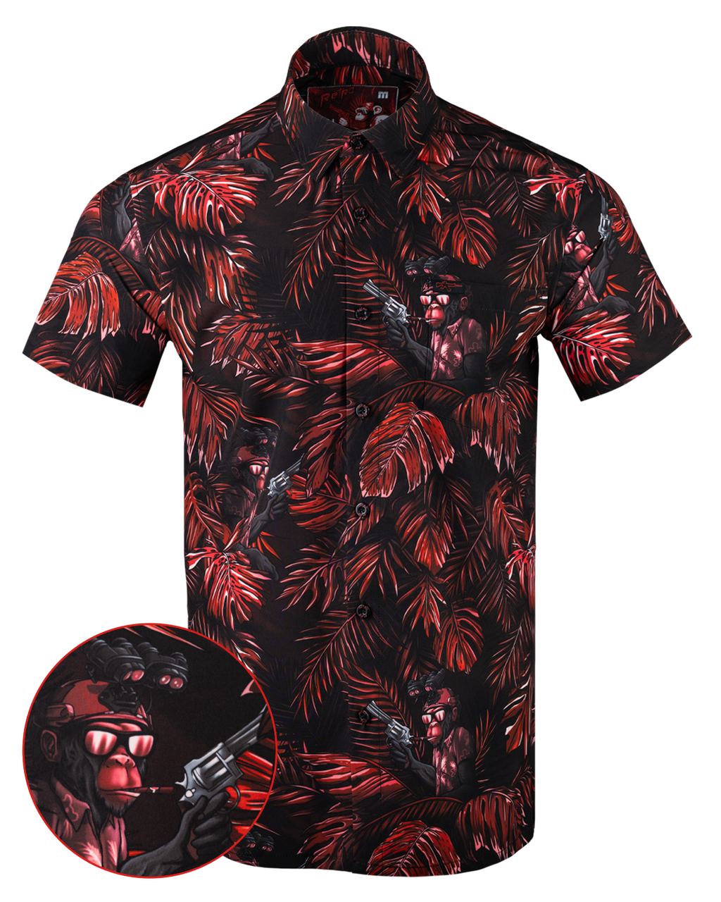 Retro - Men's Button Down - Chill Chimp