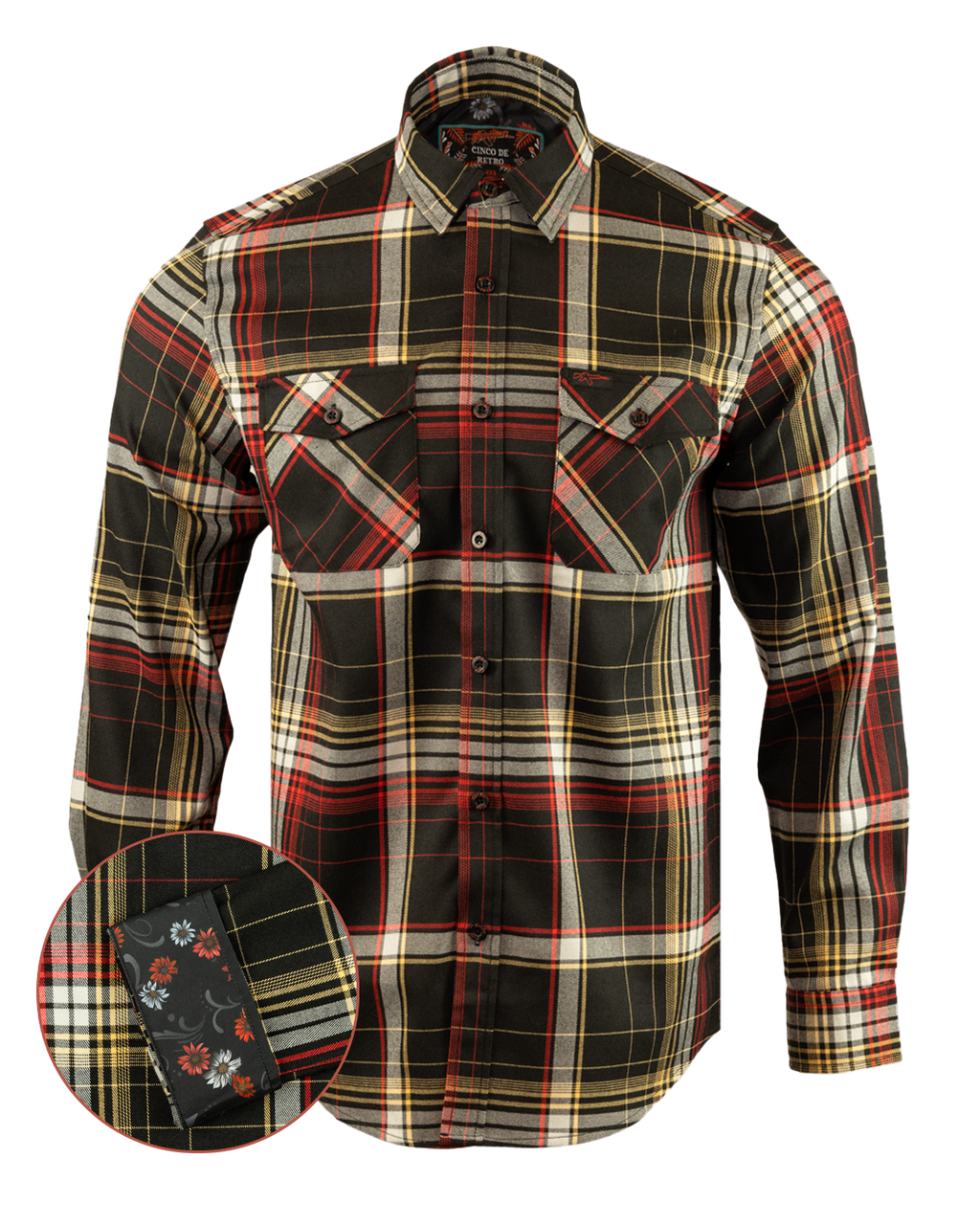Retro - Men's Flannel - Cinco De Retro