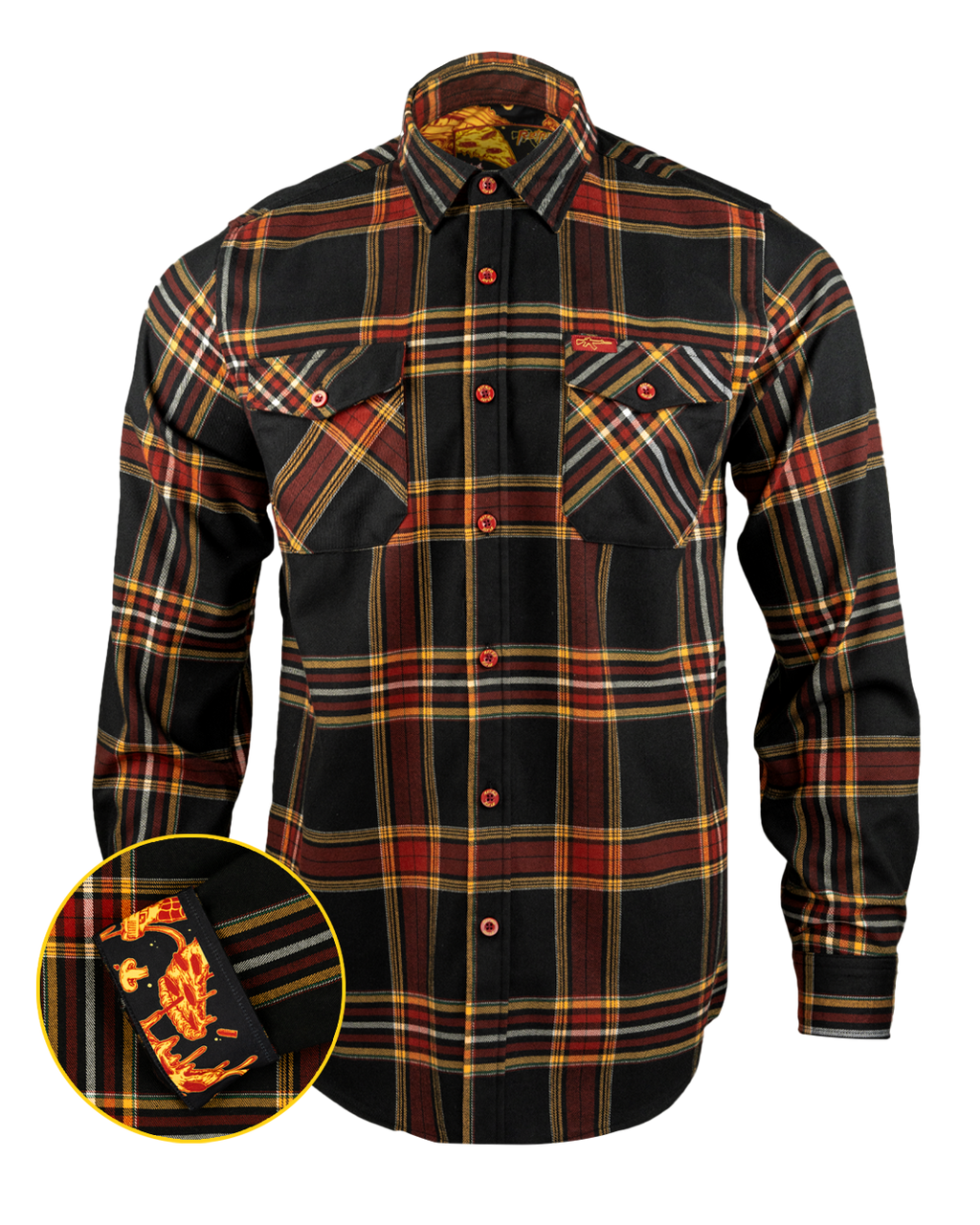 Buy The Extra Cheesy Flannel Shirt for Men – Retro
