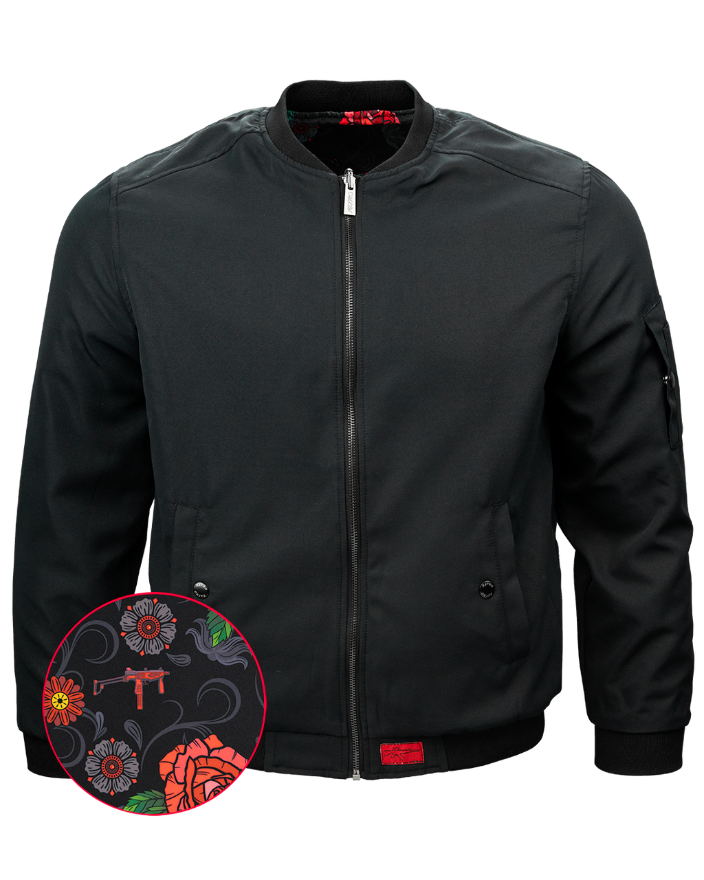 Retro - Men's Reversible Bomber Jacket - Fiesta