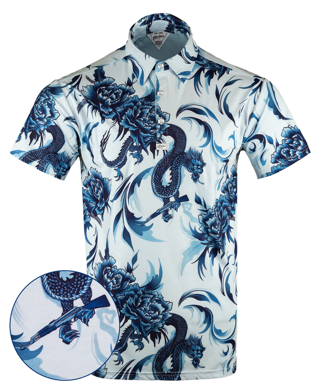 Retro - Men's Polo Shirt - Da Flamingo V3 (V2)