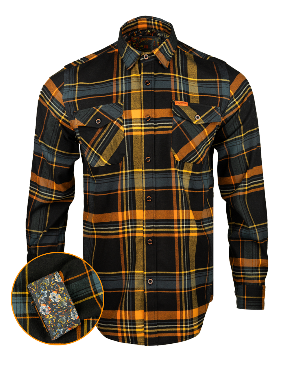 Retro - Men's Flannel - Hawaiian Drip Flannel