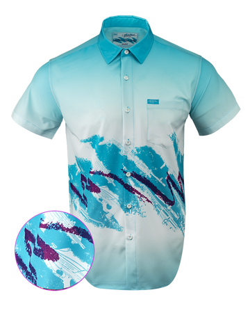 Retro Rifle - Men's Button Down - Jazz