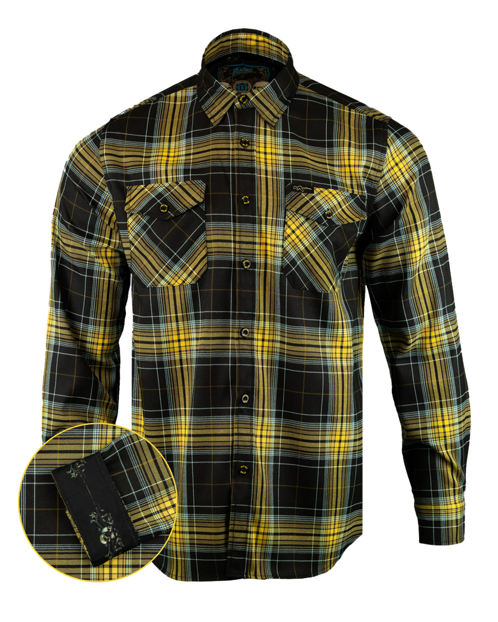 Retro - Men's Flannel - Jolly Roger