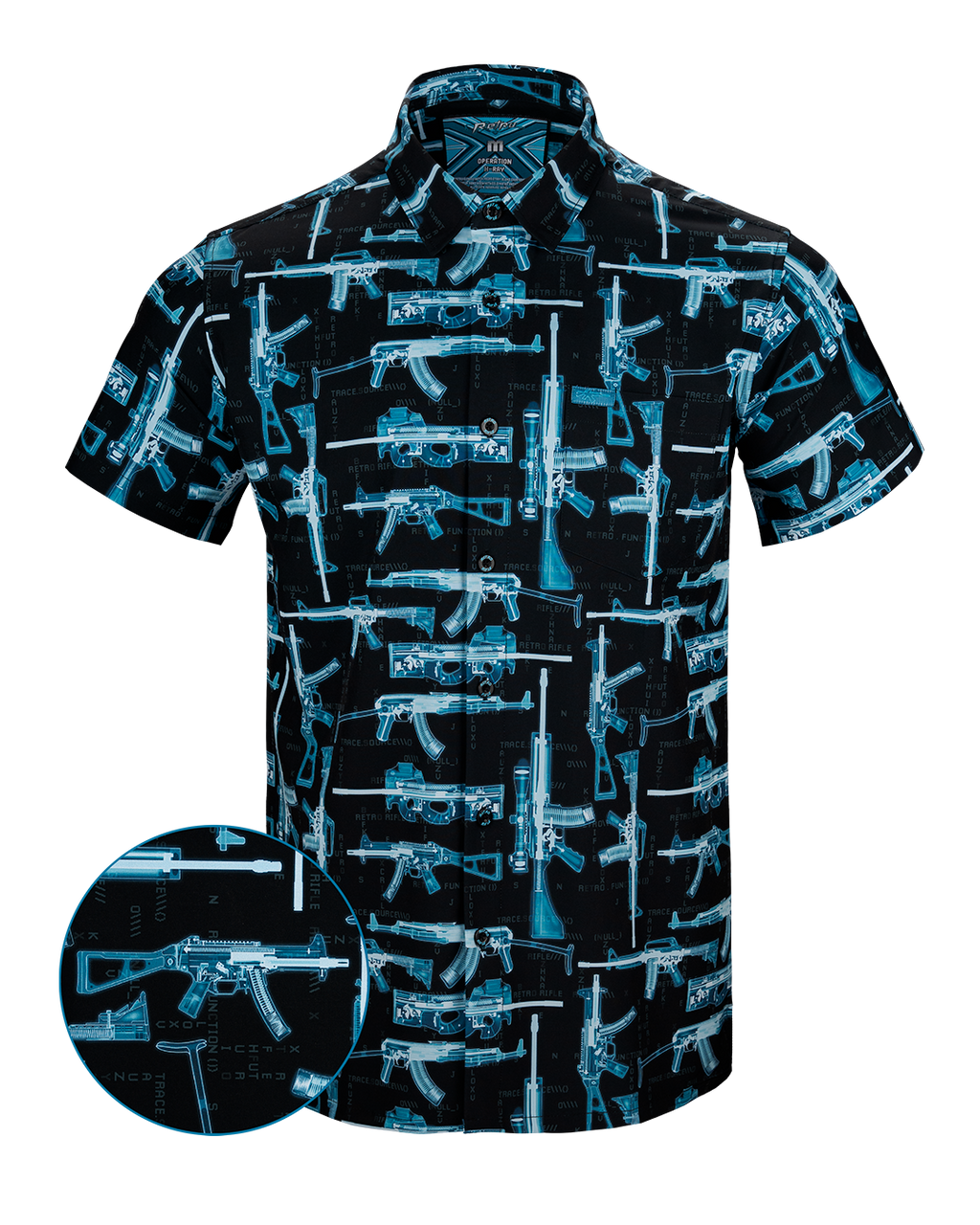 Retro - Men's Button Down - X-Ray