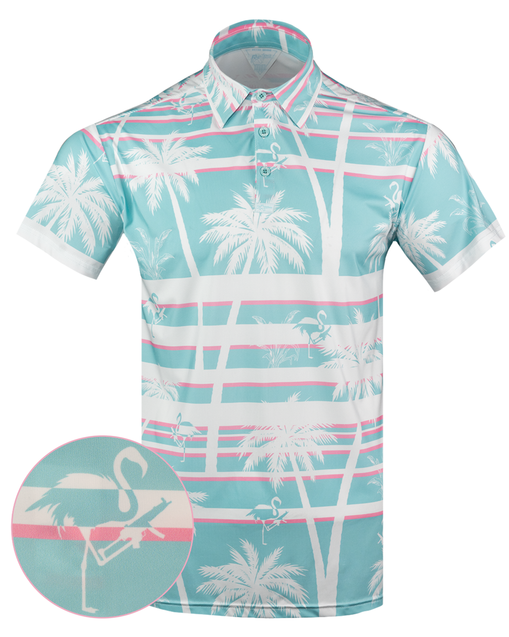 Retro - Men's Polo Shirt - Retro Miami
