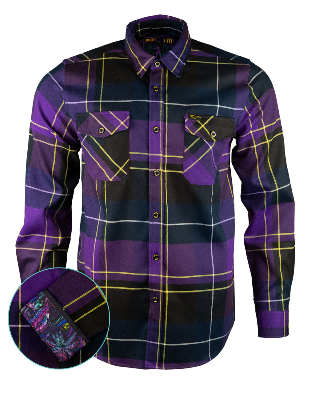 Retro - Men's Flannel - Retropunk Flannel