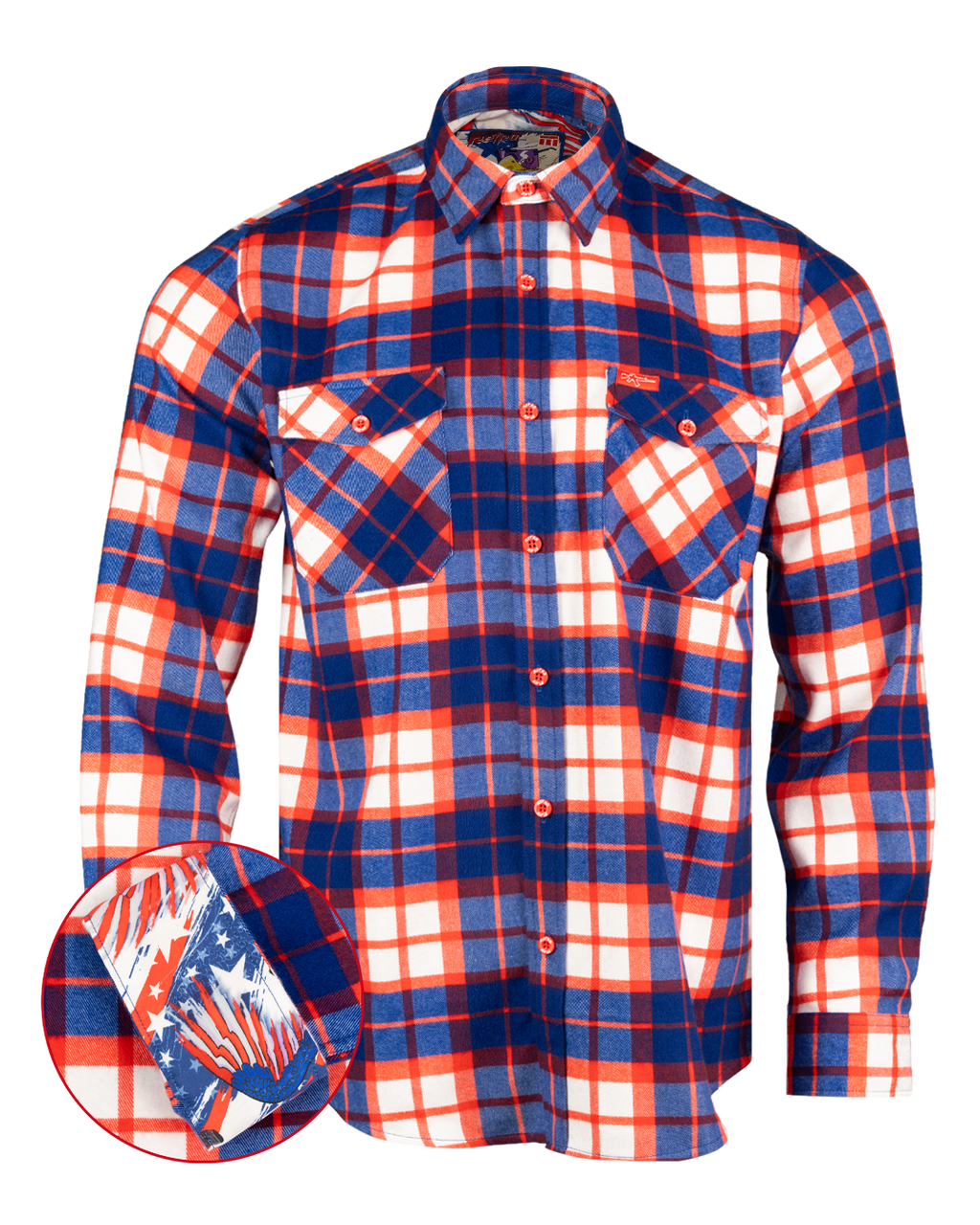 Retro - Men's Flannel - Strafing Run V2