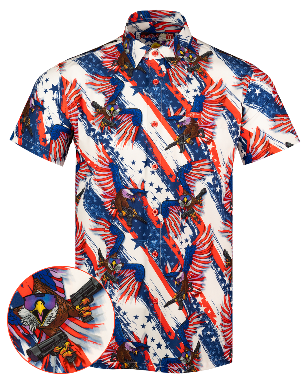 Retro - Men's Button Down - Strafing Run V2