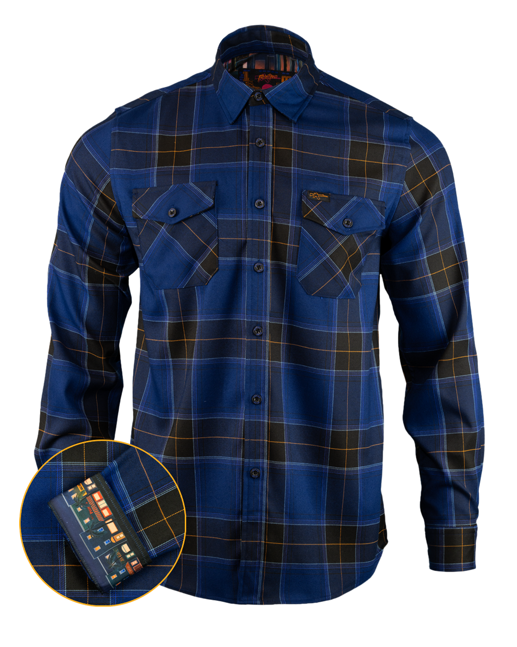 Retro - Men's Flannel - Synthwave Flannel