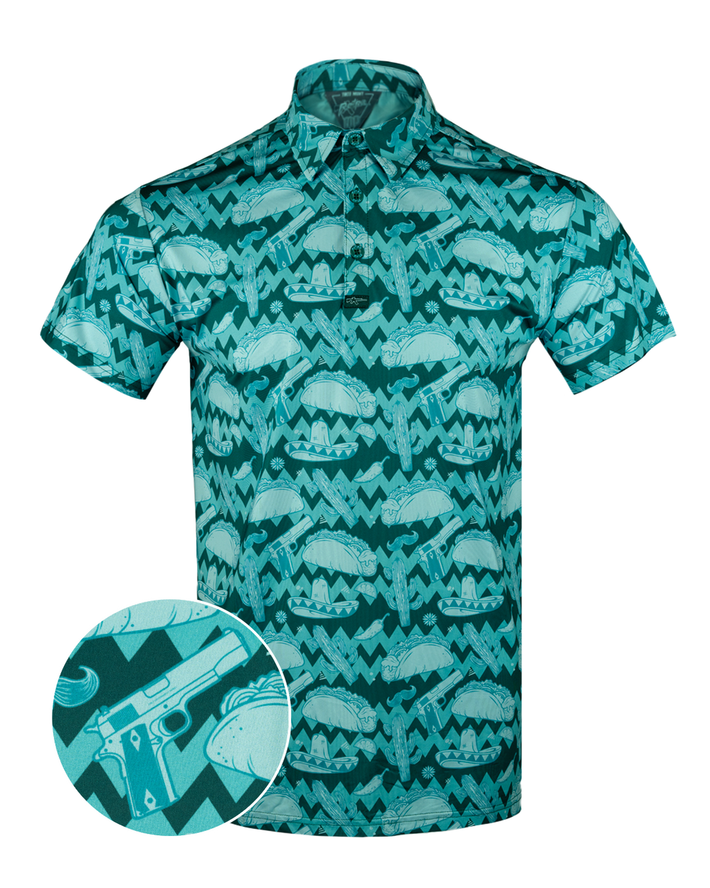 Retro - Men's Polo Shirt - Taco Night (V2)
