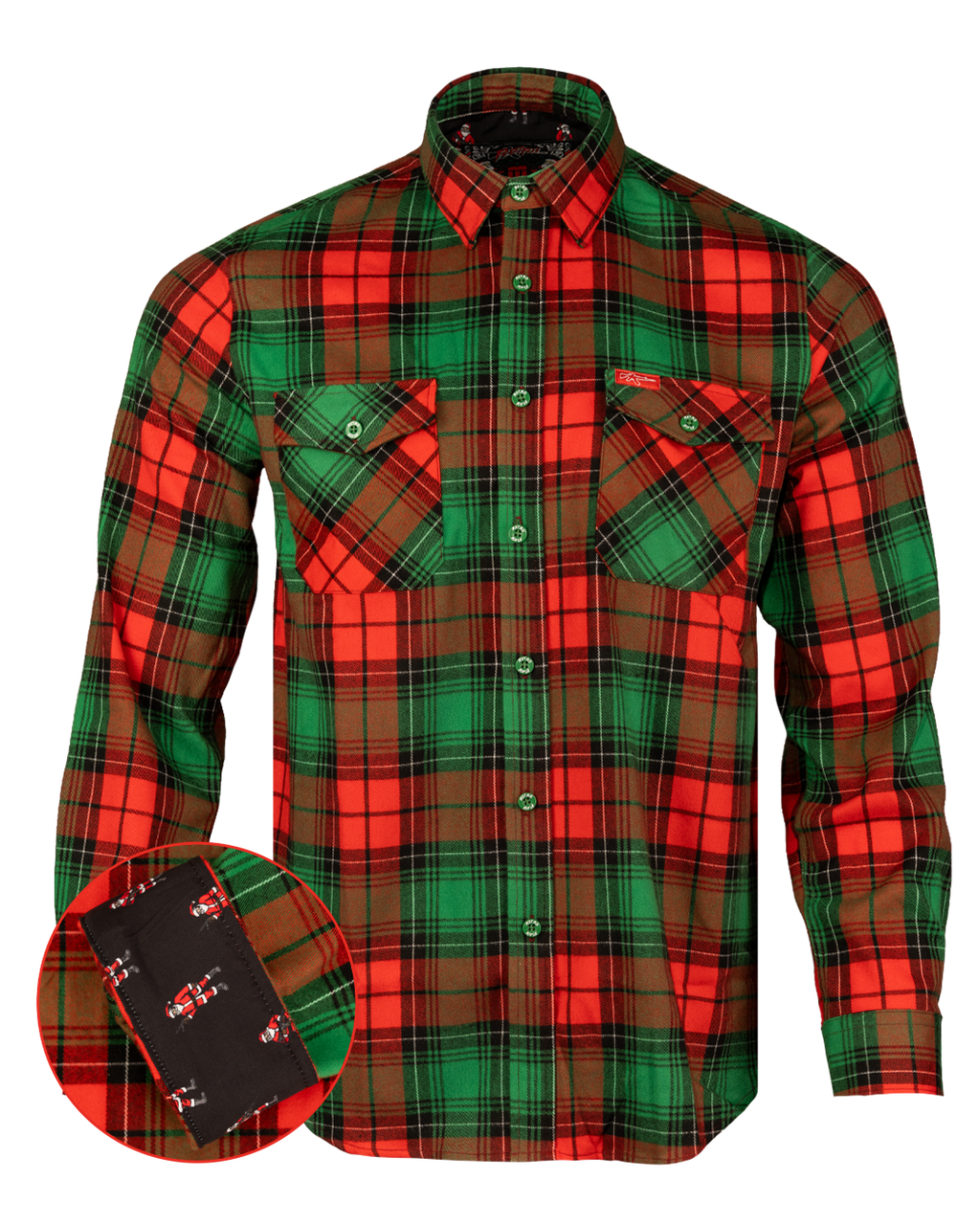 Retro - Men's Flannel - Killdozer