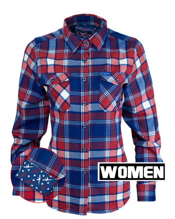 Retro Rifle - Women's Flannel - The 4th Flannel