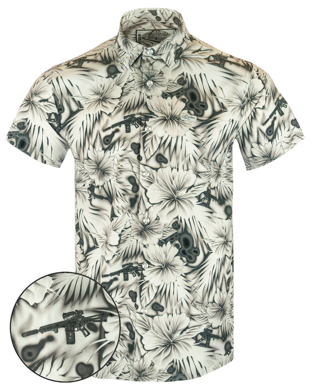 Retro - Men's Button Down - Thermal Ops (White)